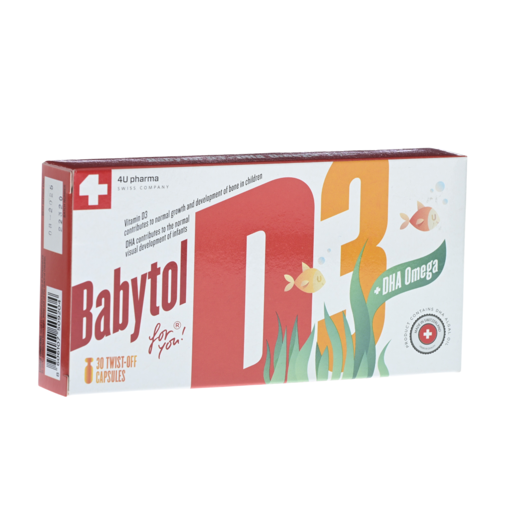 BABYTOL D3+ DHA OMEGA kapsule a30 – Moja Apoteka