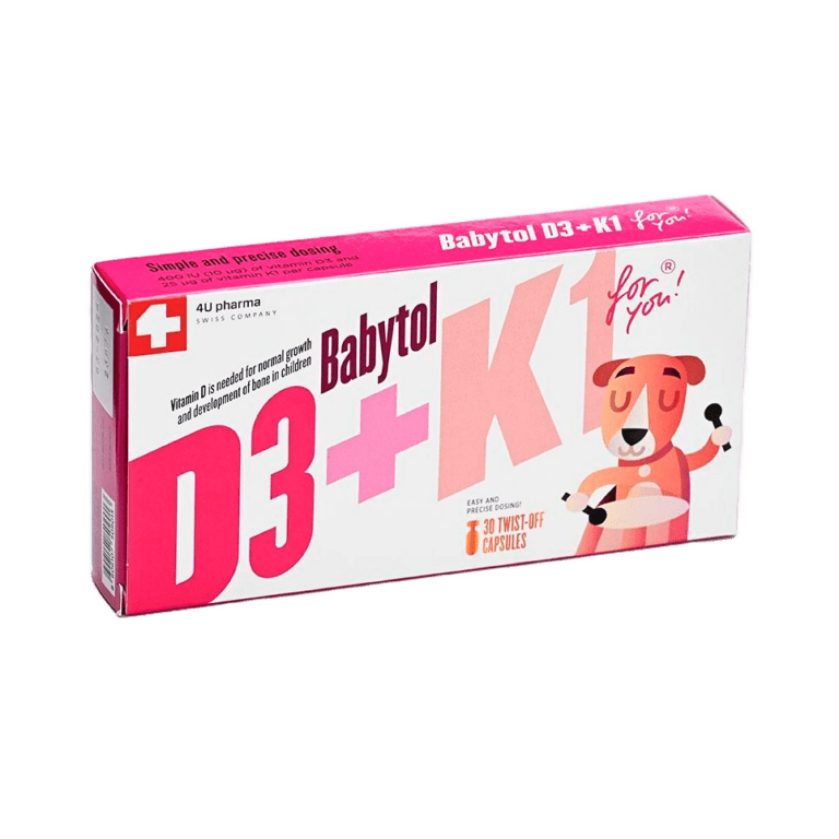BABYTOL D3+ K1 TWIST-OFF kapsule a30 - Moja Apoteka