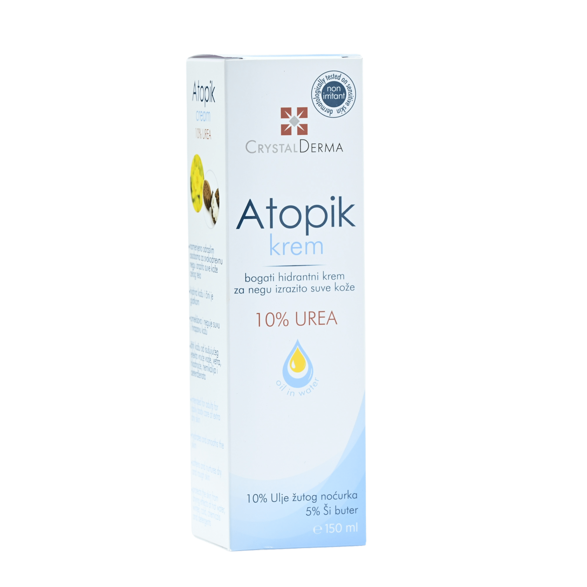 CRYSTAL DERMA ATOPIK CREAM 10% UREA - Moja Apoteka