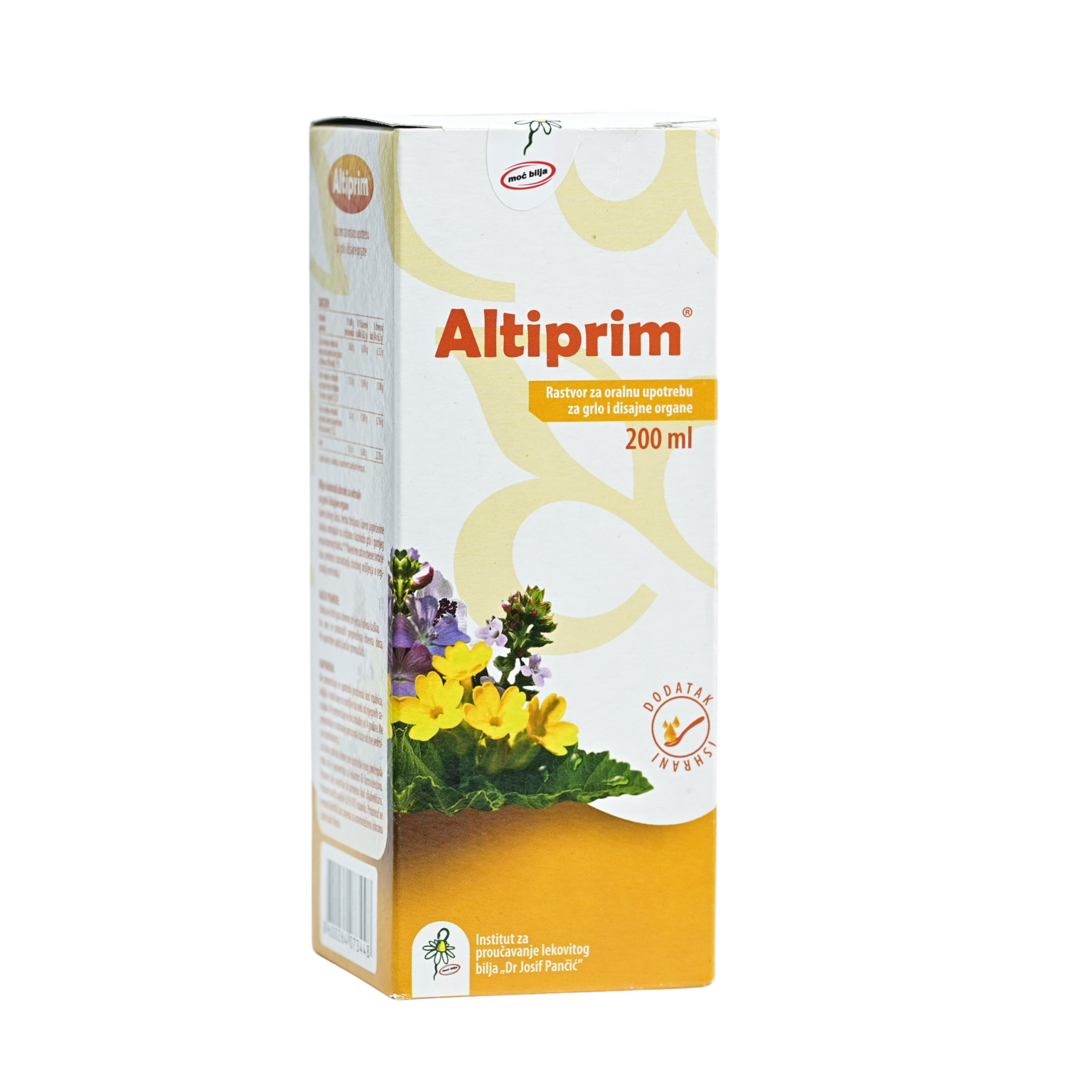 ALTIPRIM sirup za oralnu upotrebu za odrasle za grlo i disajne organe ...