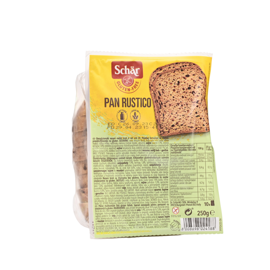 SCHAR KRUH PAN RUSTICO bez glutena - Moja Apoteka